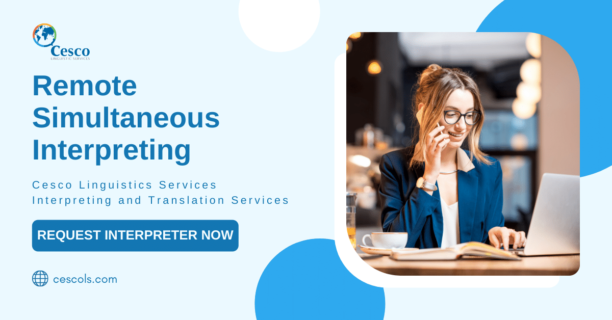 Remote Simultaneous Interpreting - Cesco Linguistic Services Remote Simultaneous Interpreting - Cesco Linguistic Services
